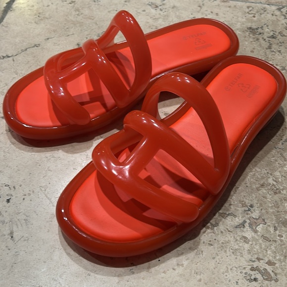 Telfar | Shoes | Orange Telfar X Melissa Slides | Poshmark